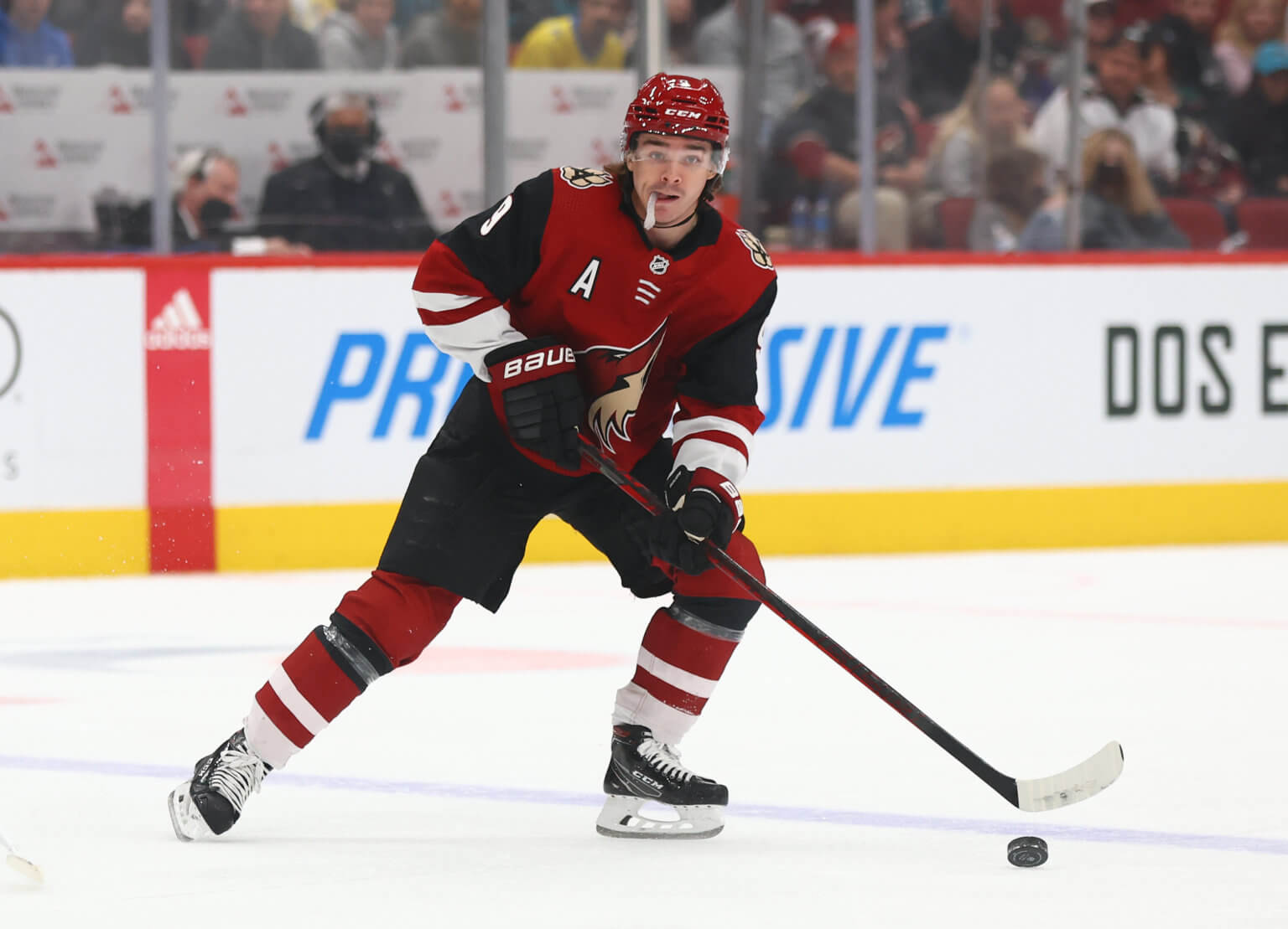 Clayton Keller injury: Coyotes star out for season after scary leg ...